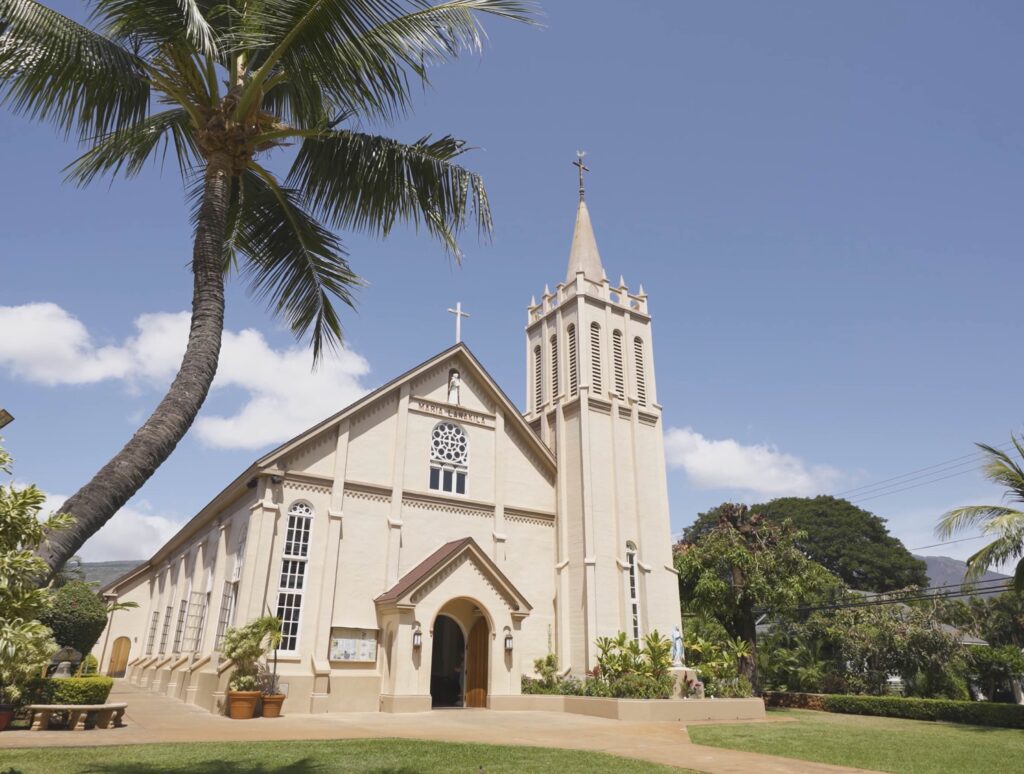 The two best Catholic Maui Wedding Churches: St. Theresa and Maria ...